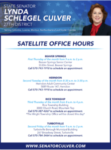 Office Information - Senator Culver