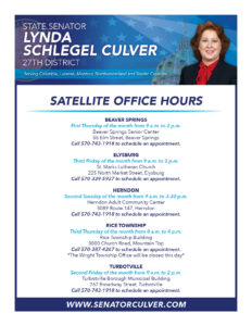 Office Information - Senator Culver